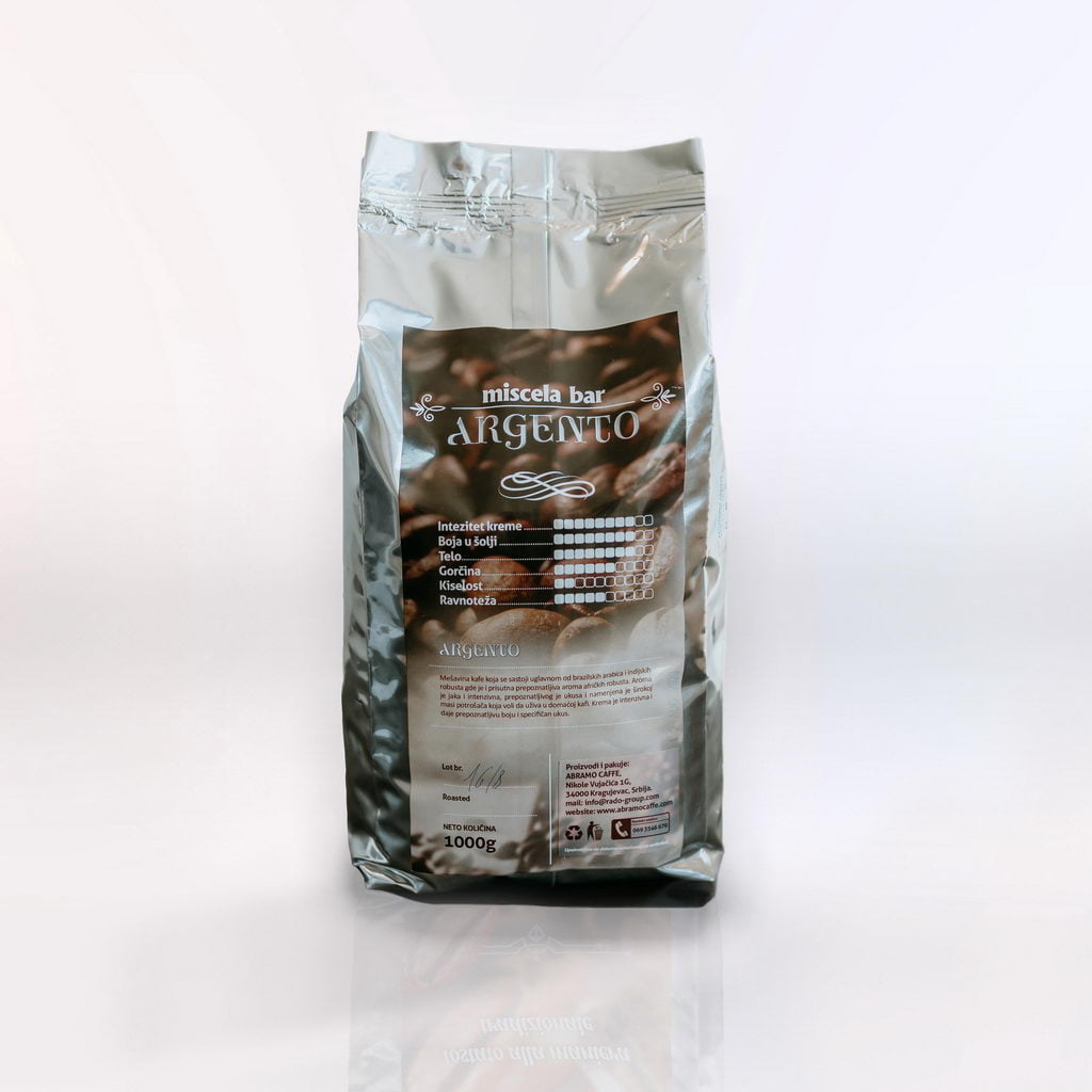 Abramo - Argento blend kafe u zrnu za espresso – Espresso Direkt